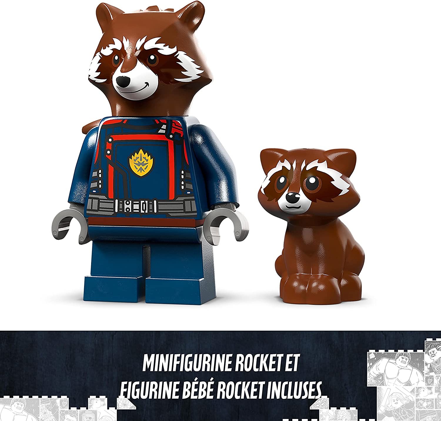 Lego 76254 Marvel le vaisseau de Bébé Rocket Gardien Galaxie